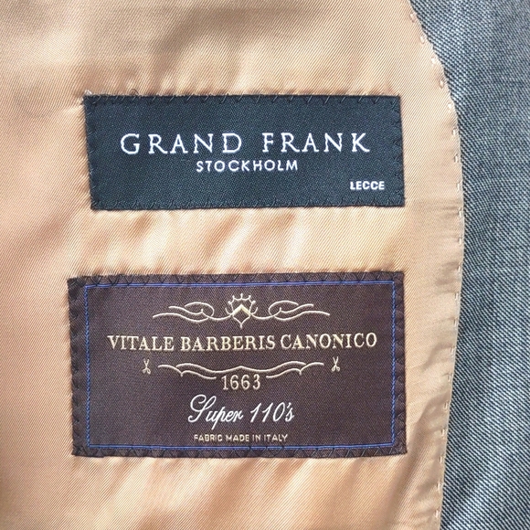 Grand Frank Stockholm | Suits & Blazers | Grand Frank Stockholm Mens ...
